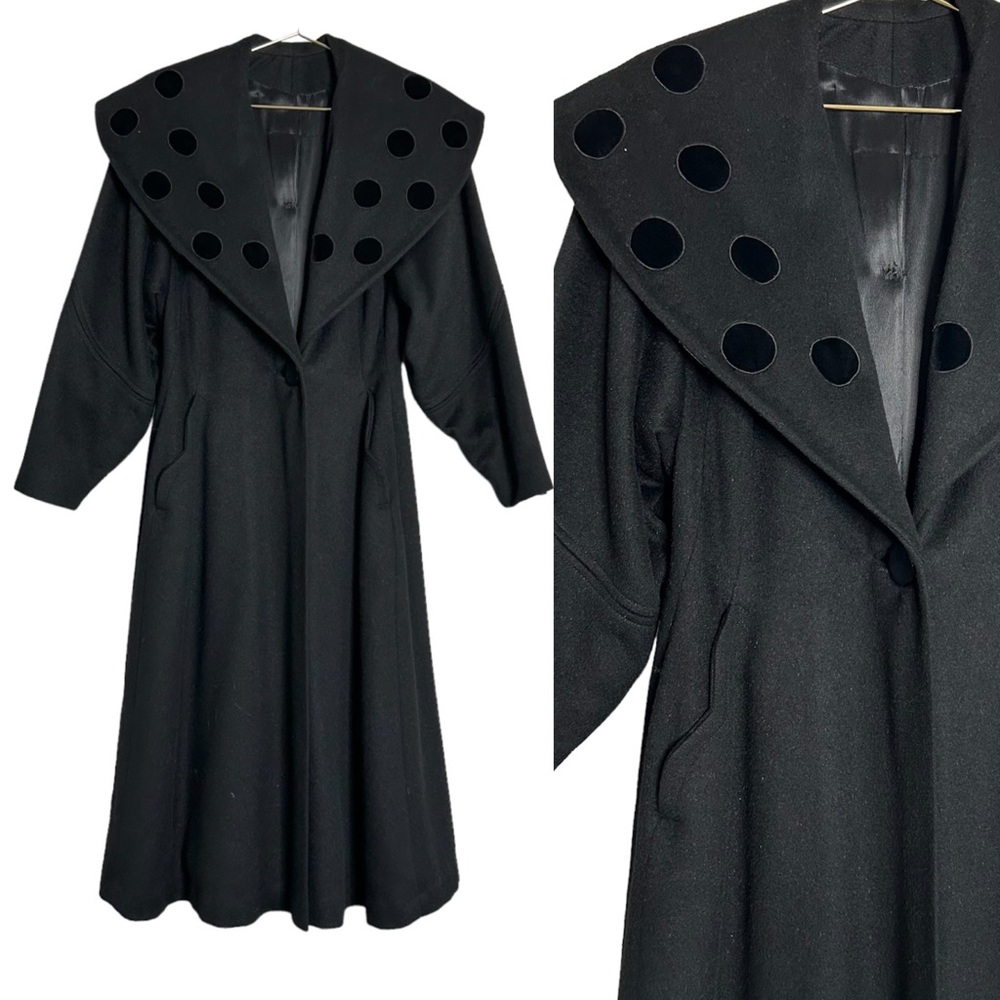 1950’s Full-Length A-Line Dolman Sleeve Coat - Gem